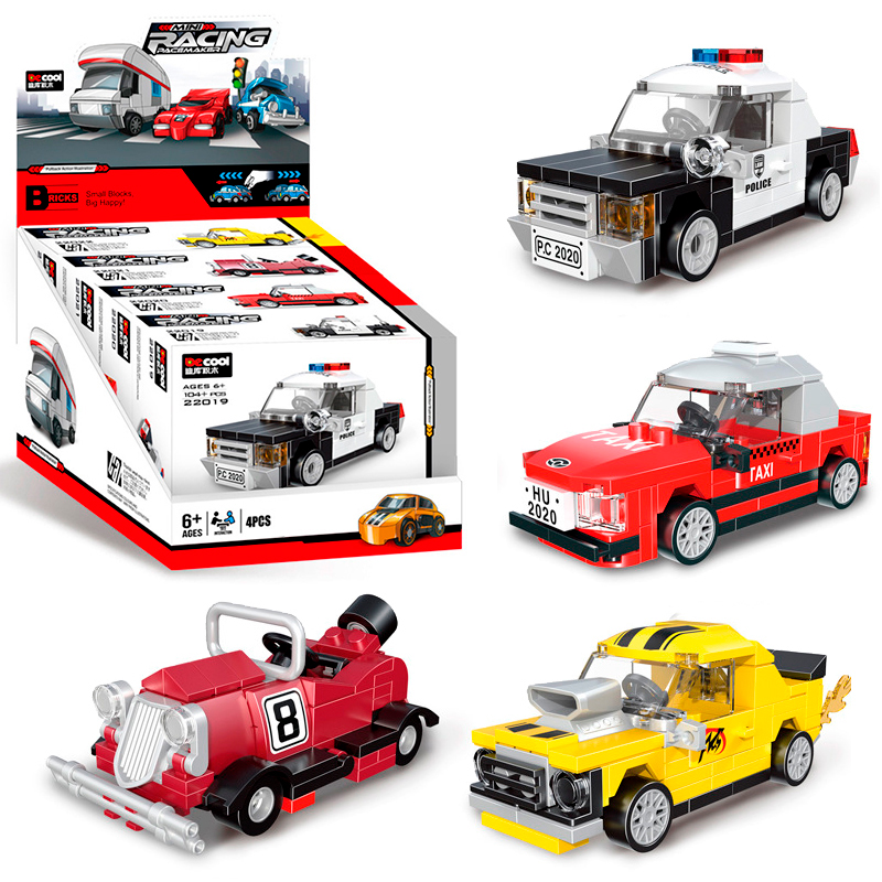 Конструктор 22019-22022 Decool Набор из 4 мини-гоночных машин купить за 1 090₽ со скидкой в ...