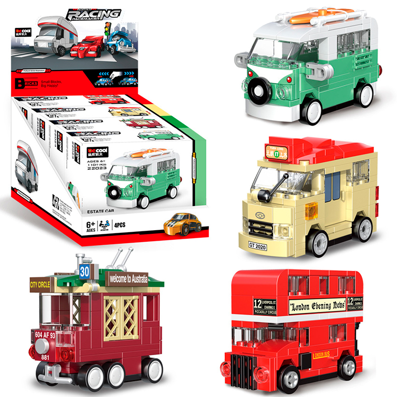 Конструктор 22023-22026 Decool Набор из 4 мини-машин купить за 0₽ со скидкой в интернет-магазине ...