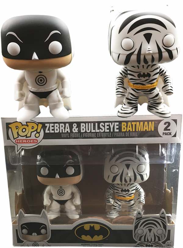 Bullseye & Zebra 2-pack (Эксклюзив) из вселенной DC Comics Funko POP